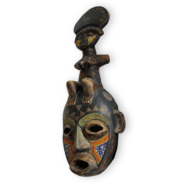 Vintage | Wall Decor | Vintage 23 Hand Carved Wood Fertility 2 Figure ...